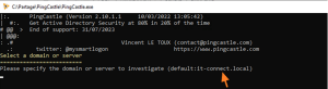 Comment auditer l’Active Directory ? Avec Ping Castle
